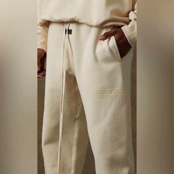 Essentials | Pants | Essentials Fear Of God Egg Shell Sweatpants | Poshmark